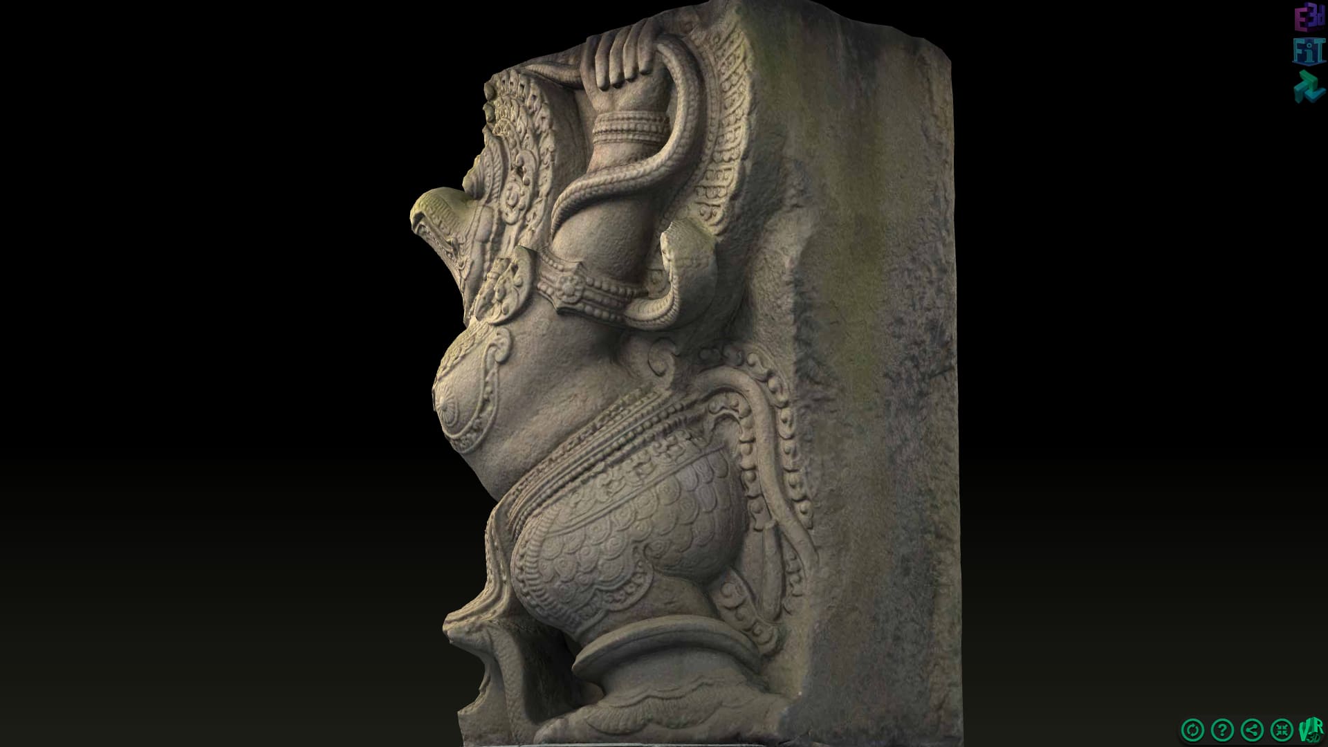 Tượng chim thần Garuda - Dữ liệu số Di Sản Văn Hóa Chăm pa | Linh vật ...