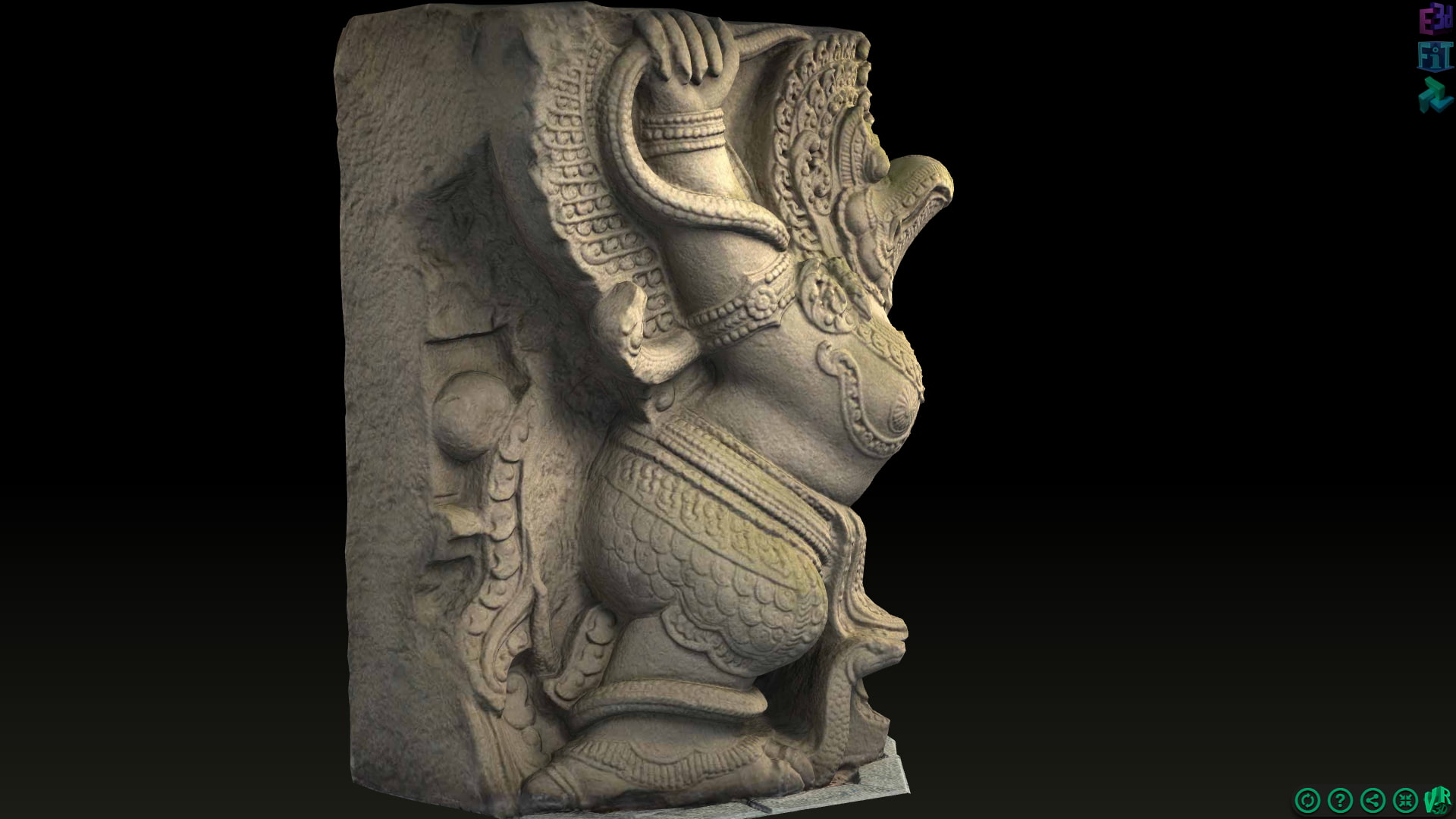 Tượng chim thần Garuda - Dữ liệu số Di Sản Văn Hóa Chăm pa | Linh vật ...