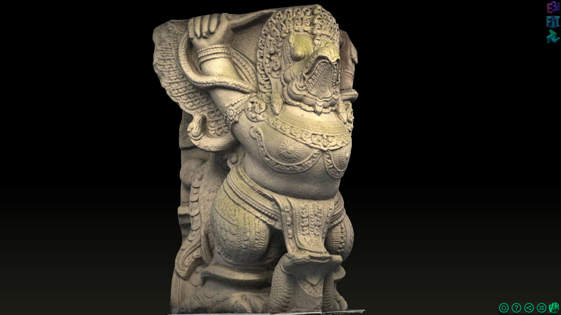 Tượng chim thần Garuda - Dữ liệu số Di Sản Văn Hóa Chăm pa | Linh vật ...