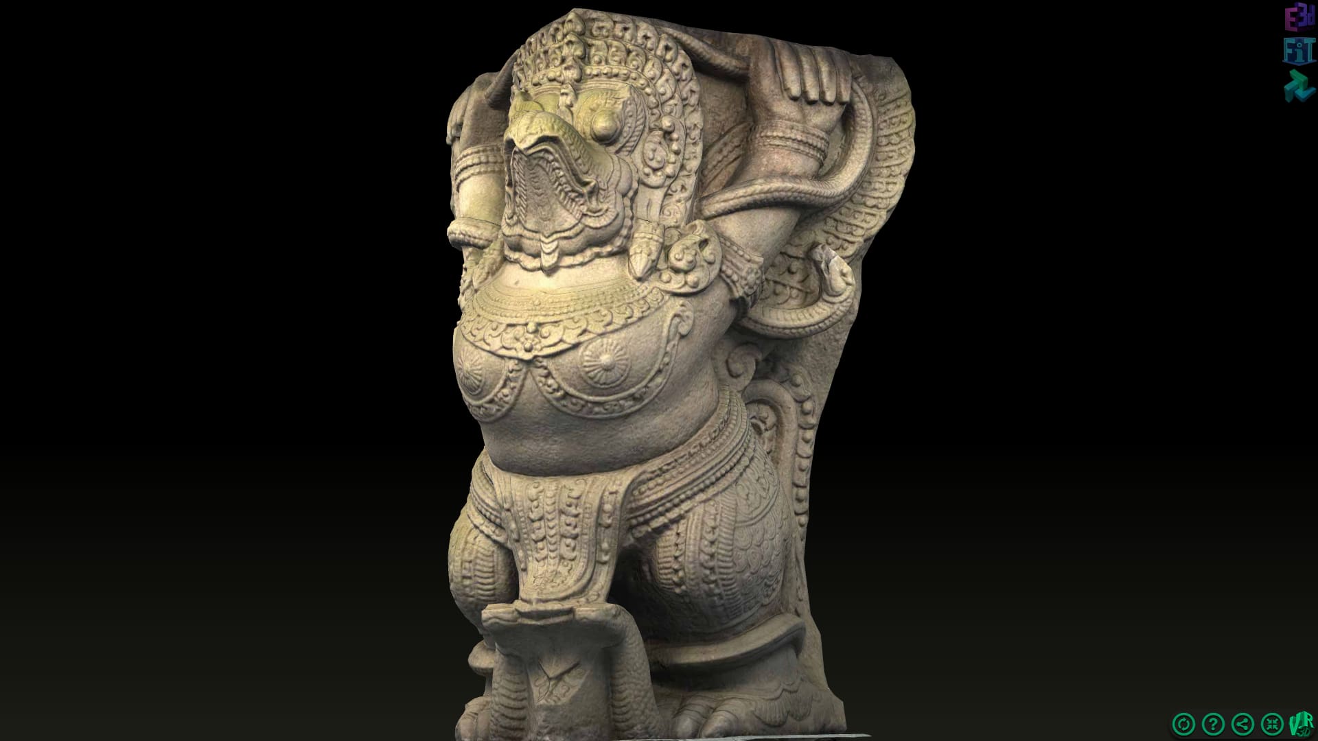 Tượng chim thần Garuda - Dữ liệu số Di Sản Văn Hóa Chăm pa | Linh vật ...