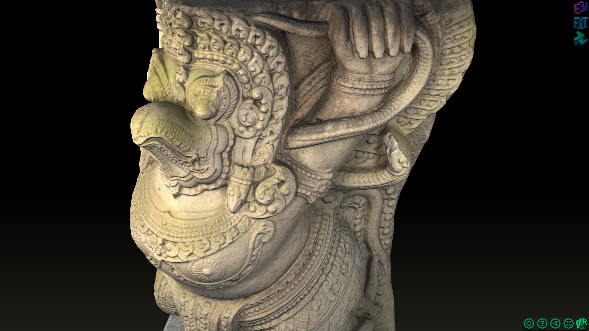 Tượng chim thần Garuda - Dữ liệu số Di Sản Văn Hóa Chăm pa | Linh vật ...