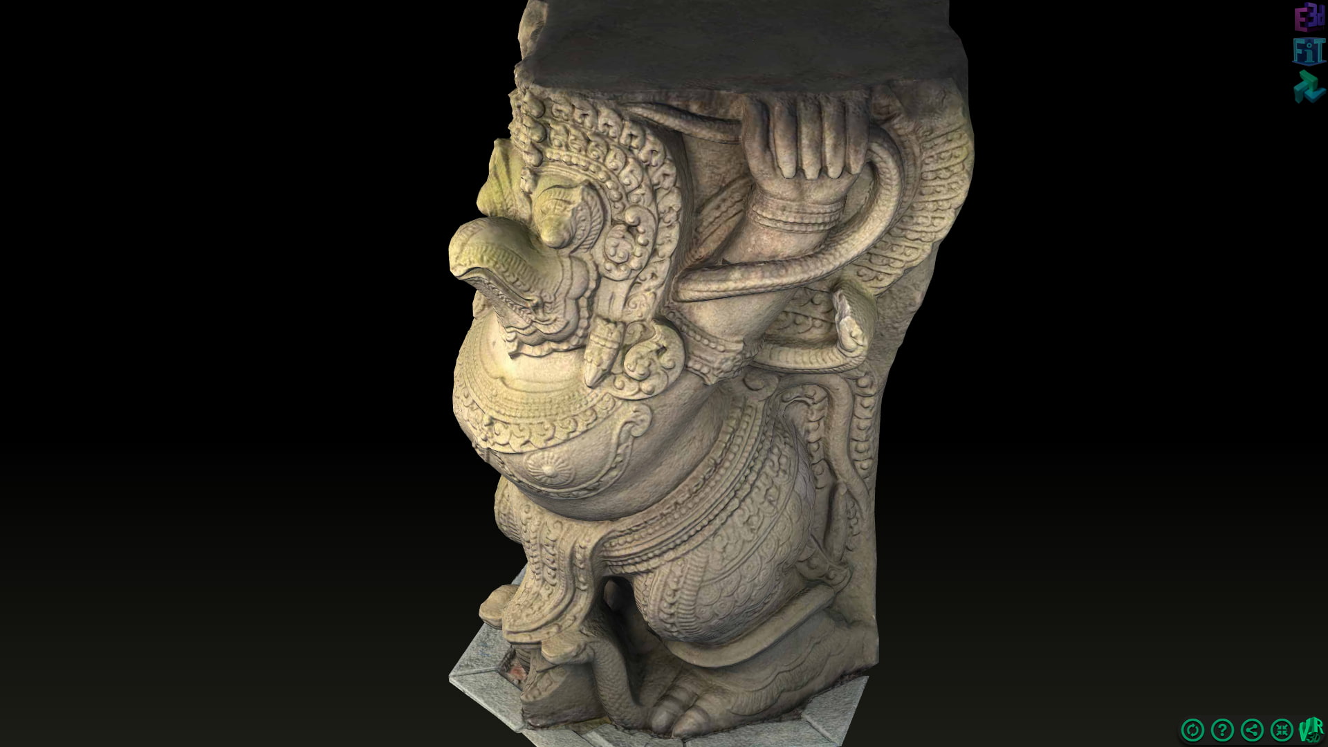 Tượng chim thần Garuda - Dữ liệu số Di Sản Văn Hóa Chăm pa | Linh vật ...