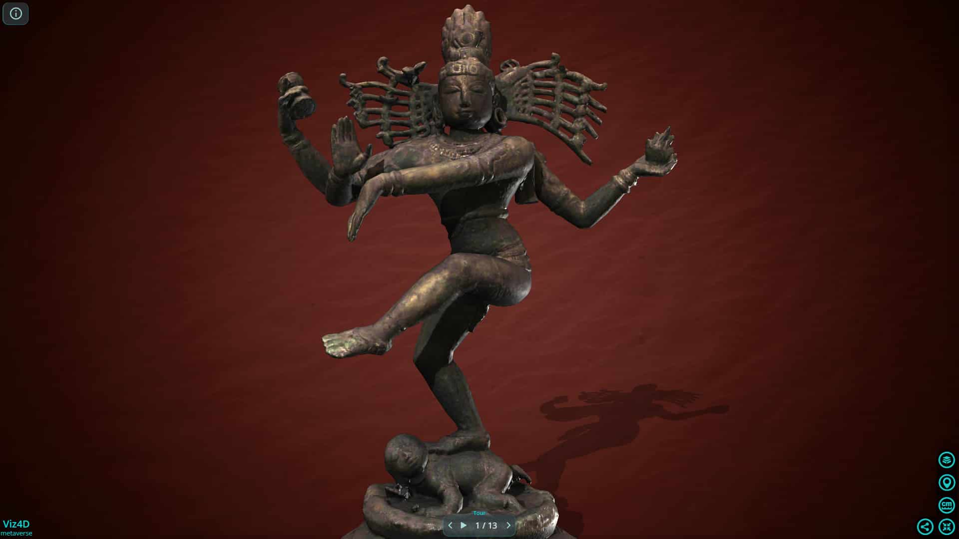 Shiva -Thần sáng tạo và hủy diệt (tượng Ấn độ thế kỷ 12) | Dữ liệu Di ...