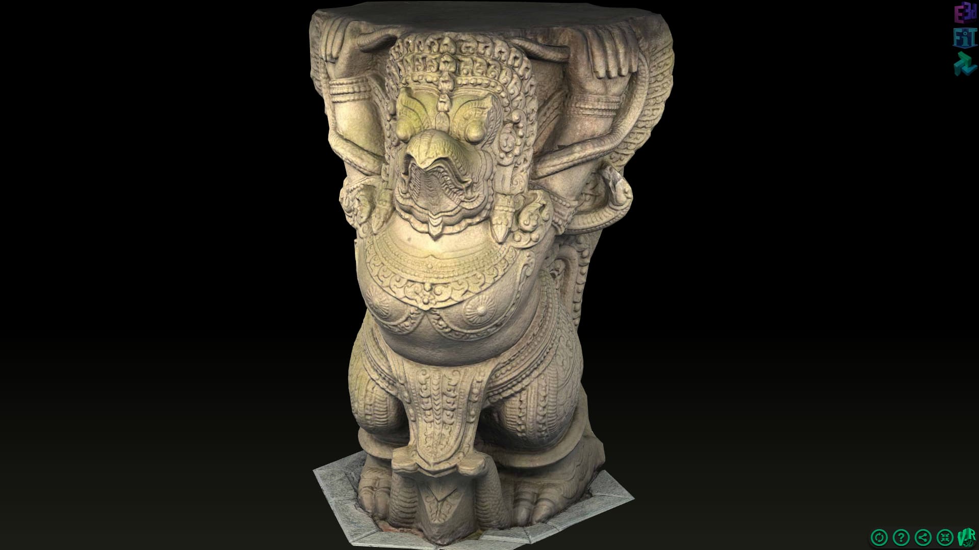 Tượng chim thần Garuda - Dữ liệu số Di Sản Văn Hóa Chăm pa | Linh vật ...